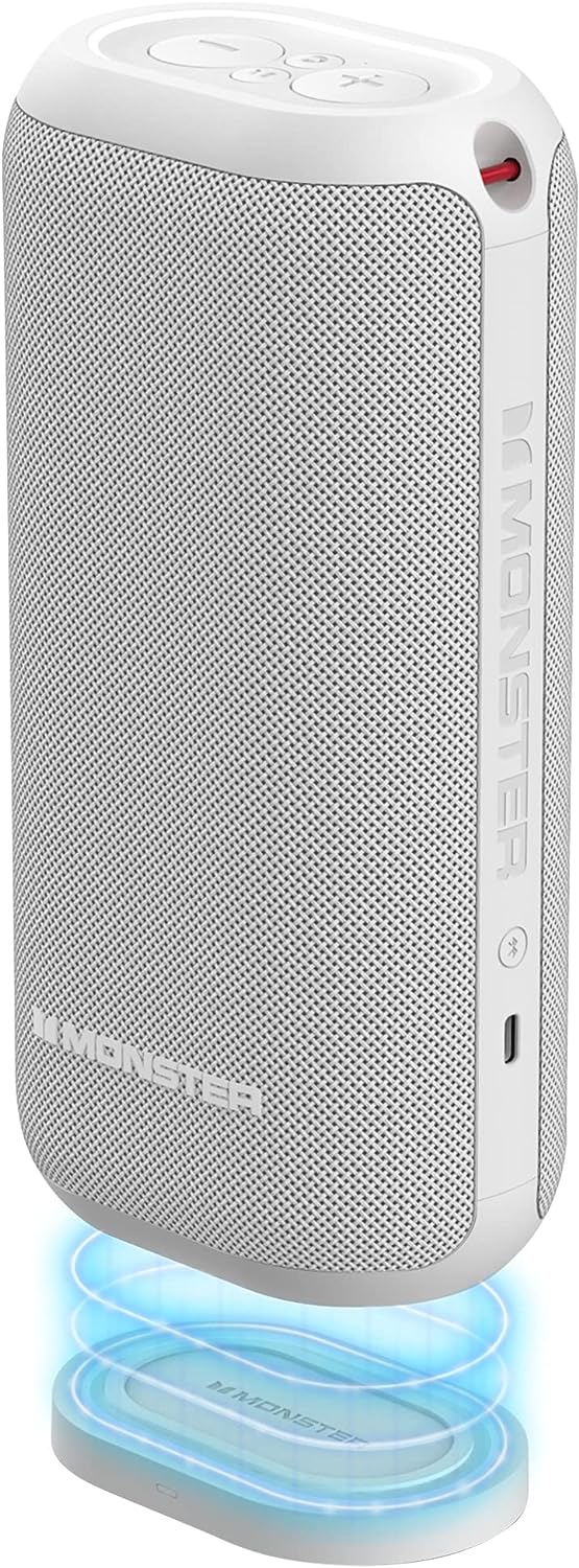 Monster DNA MAX Portable Bluetooth Speaker with Qi Wireless Charging