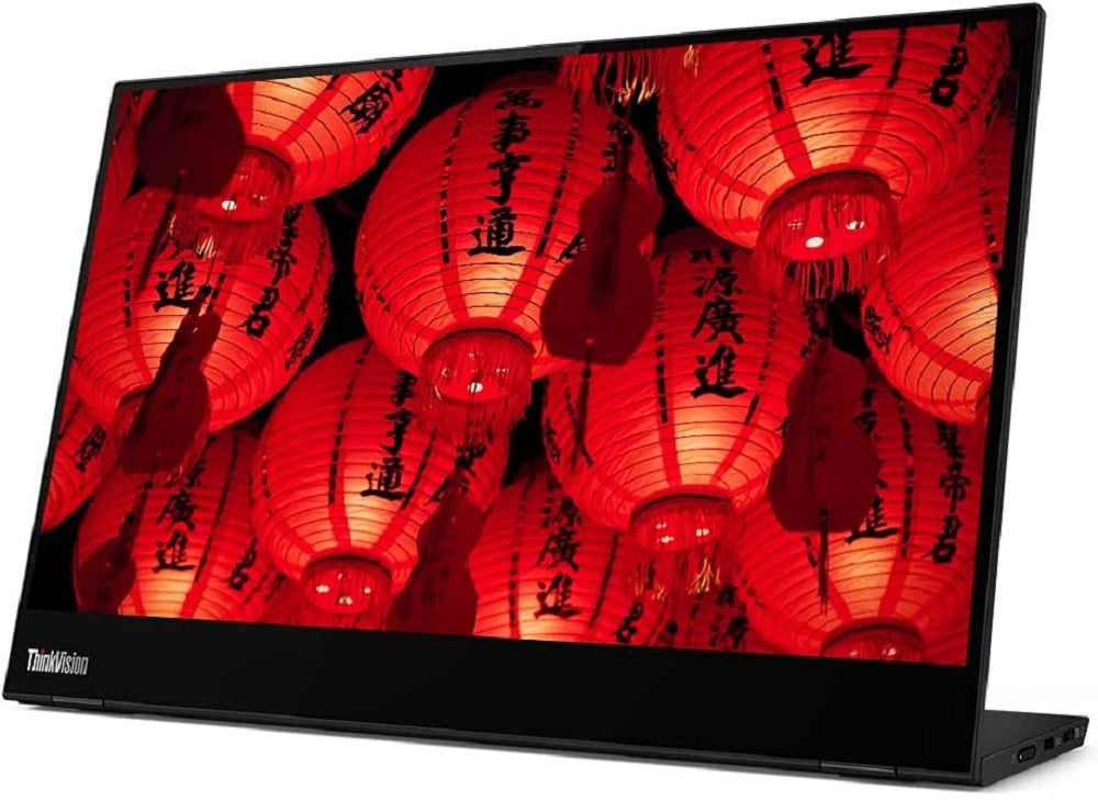 Lenovo ThinkVision M14t USB-C Mobile Monitor w/Touchscreen - Black (Re ...